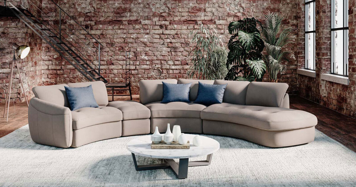 Collage Furniture • TAORMINA Sofa by Rossini